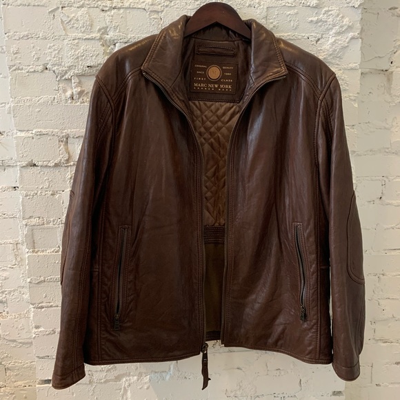 Marc New York | Jackets & Coats | Marc New York Leather Jacket Large ...